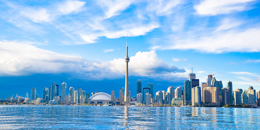 Toronto Skyline Center Island, Giclee canvas prints at Eurographics