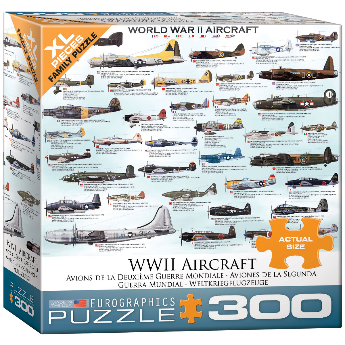 WWII Airplanes 3000, Jigsaw Puzzle at Eurographics