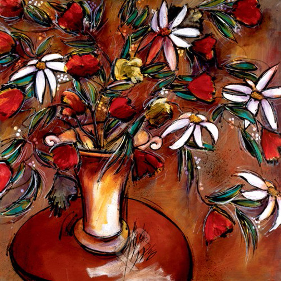 Earthy Bouquet, Canvas by Domenico Provenzano