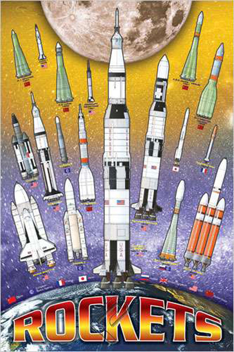 Rockets for Kids, Giclee Print on Canvas at Eurographics