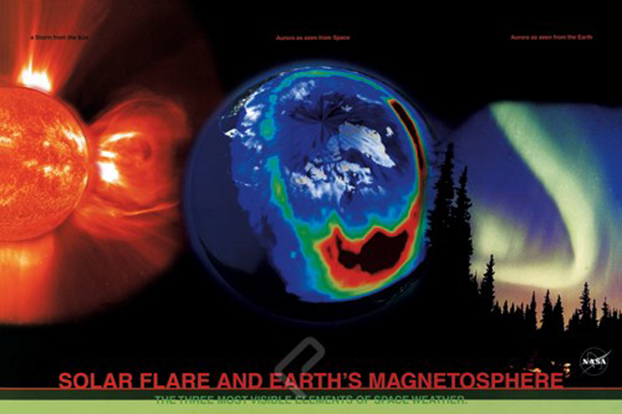 Solar Flare & Earth's Magnetosphere, Canvas at Eurographics