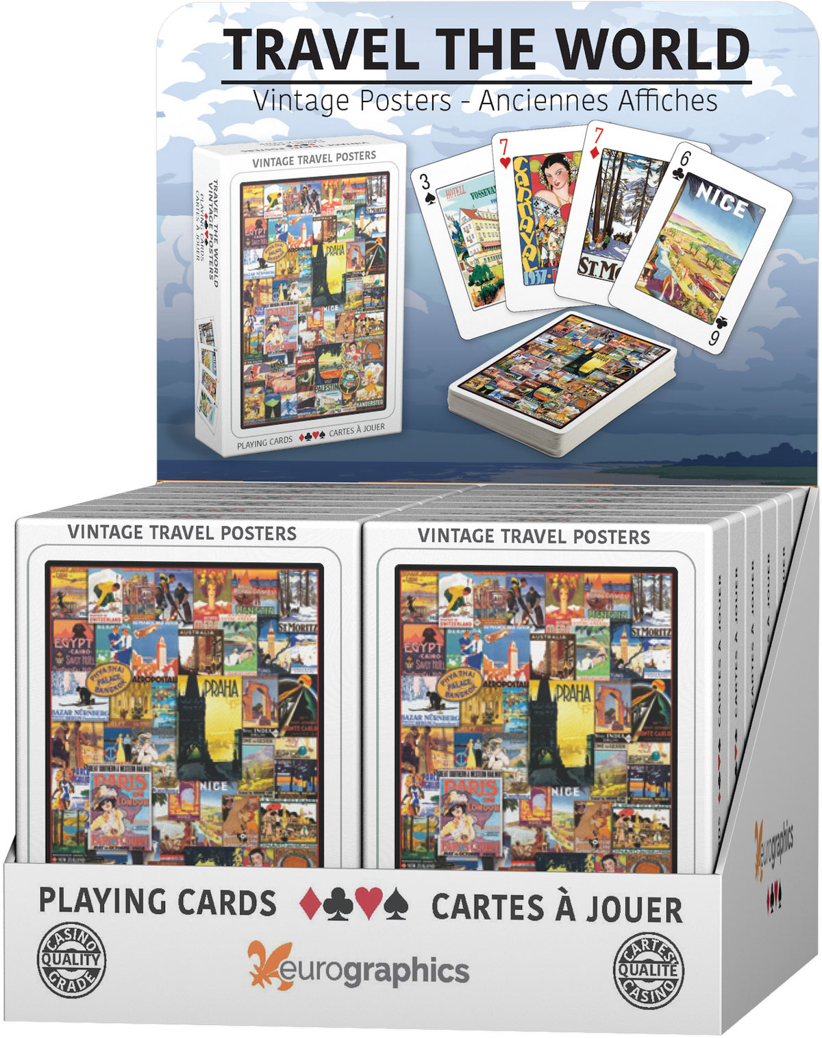 Travel the World (12 decks in a PDQ display) at Eurographics