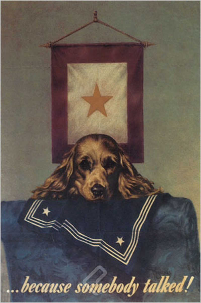 Because Somebody Talked, 1944, Giclee Matte Paper by Wesley Heyman