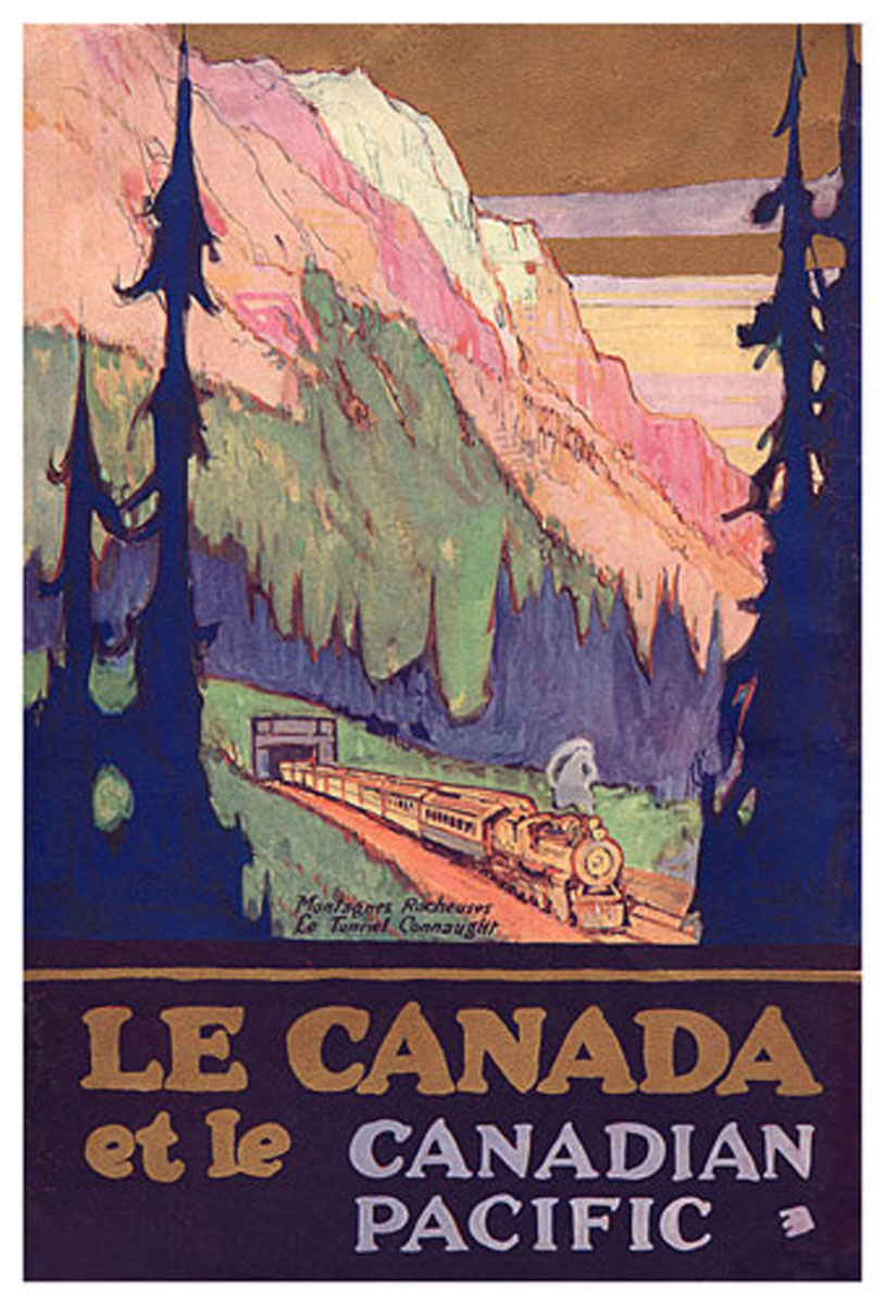 Le Canada et La Canadian Pacific (Canadian Pacific), Giclee Print on ...