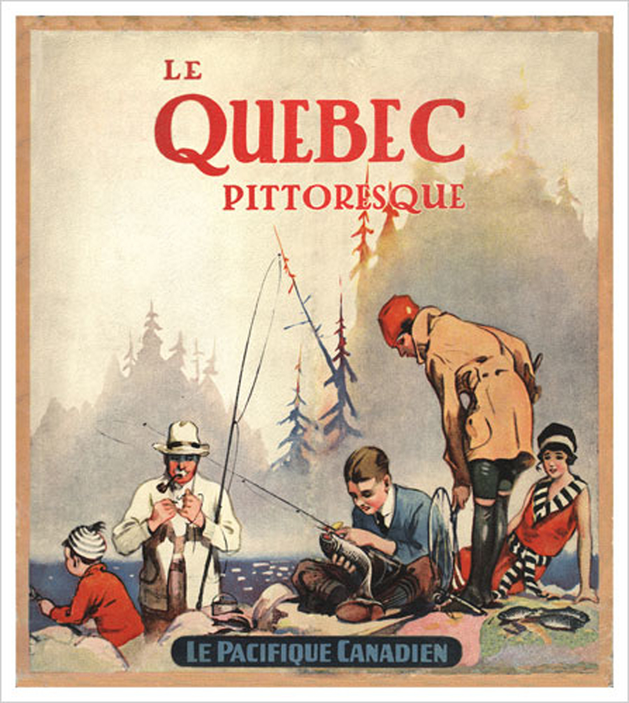 Le Quebec Pittoresque (Canadian Pacific), Giclee Print on Canvas at ...