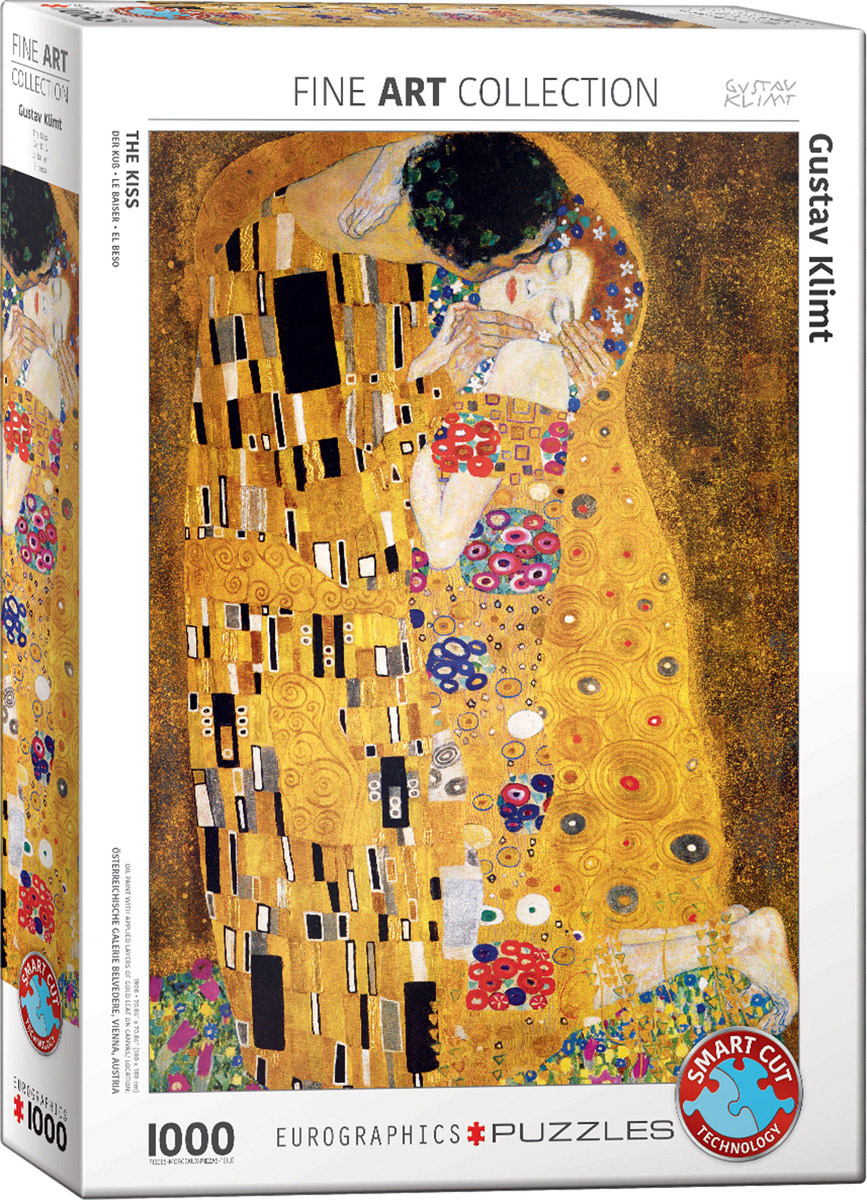 Der Kuss, Jigsaw Puzzle by Gustav Klimt at Eurographics