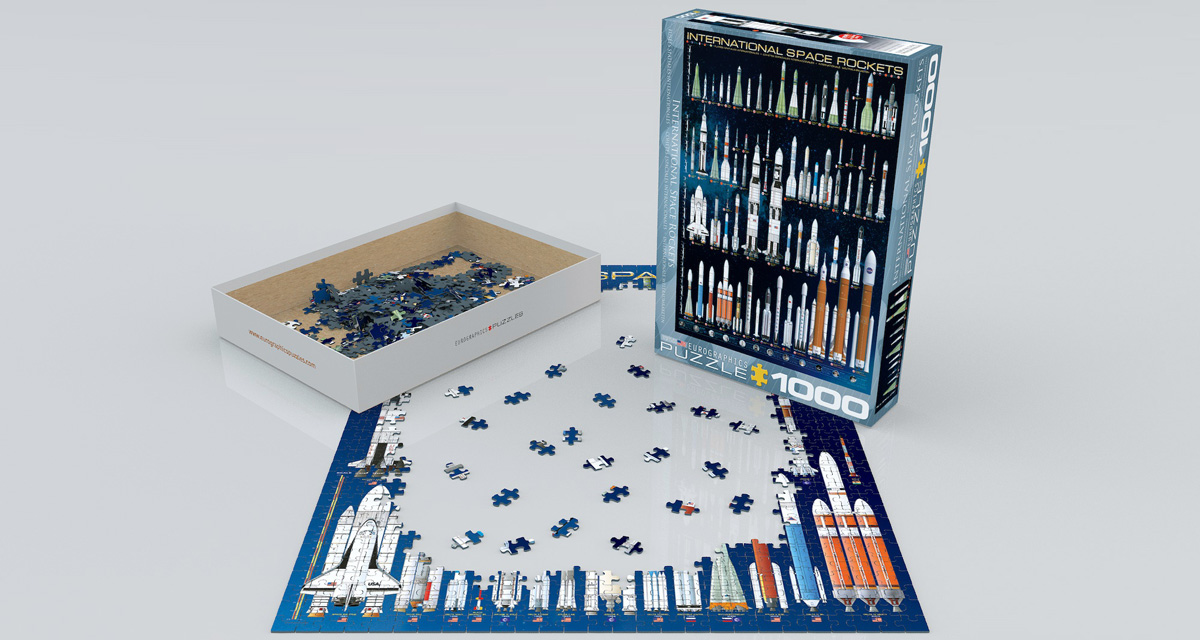 International Space Rockets, Jigsaw Puzzle at Eurographics