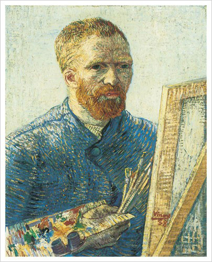 Self-Portrait As A Painter Canvas by Van Gogh