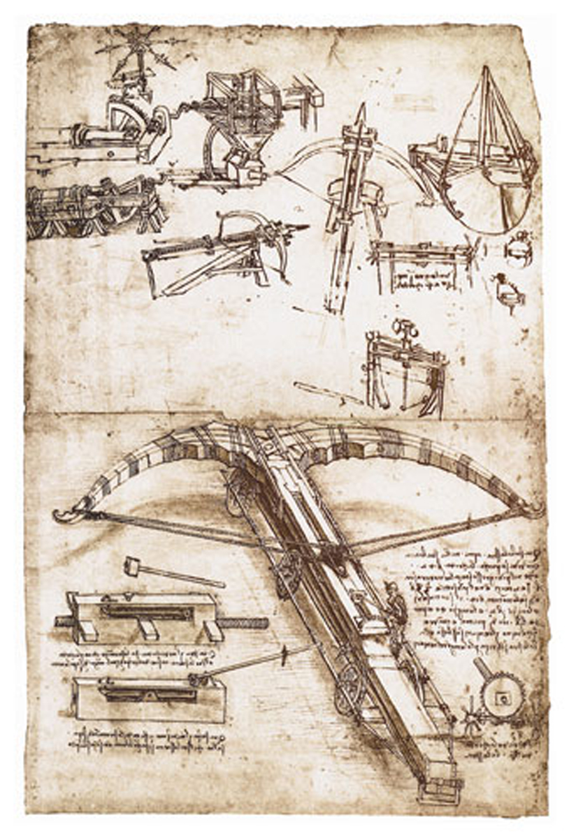 Giant Crossbow, Ballista on Wheels, Photo Paper Giclee by Da Vinci