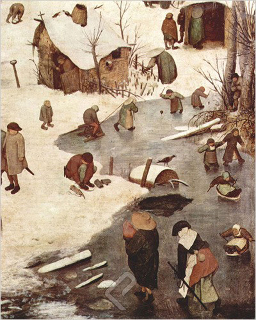 Census at Bethlehem (detail), Giclee Print on Photo Paper by Pieter ...