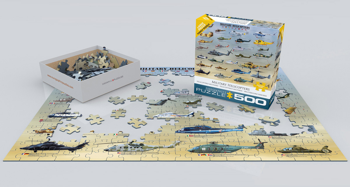 Military Helicopters , Jigsaw Puzzle at Eurographics