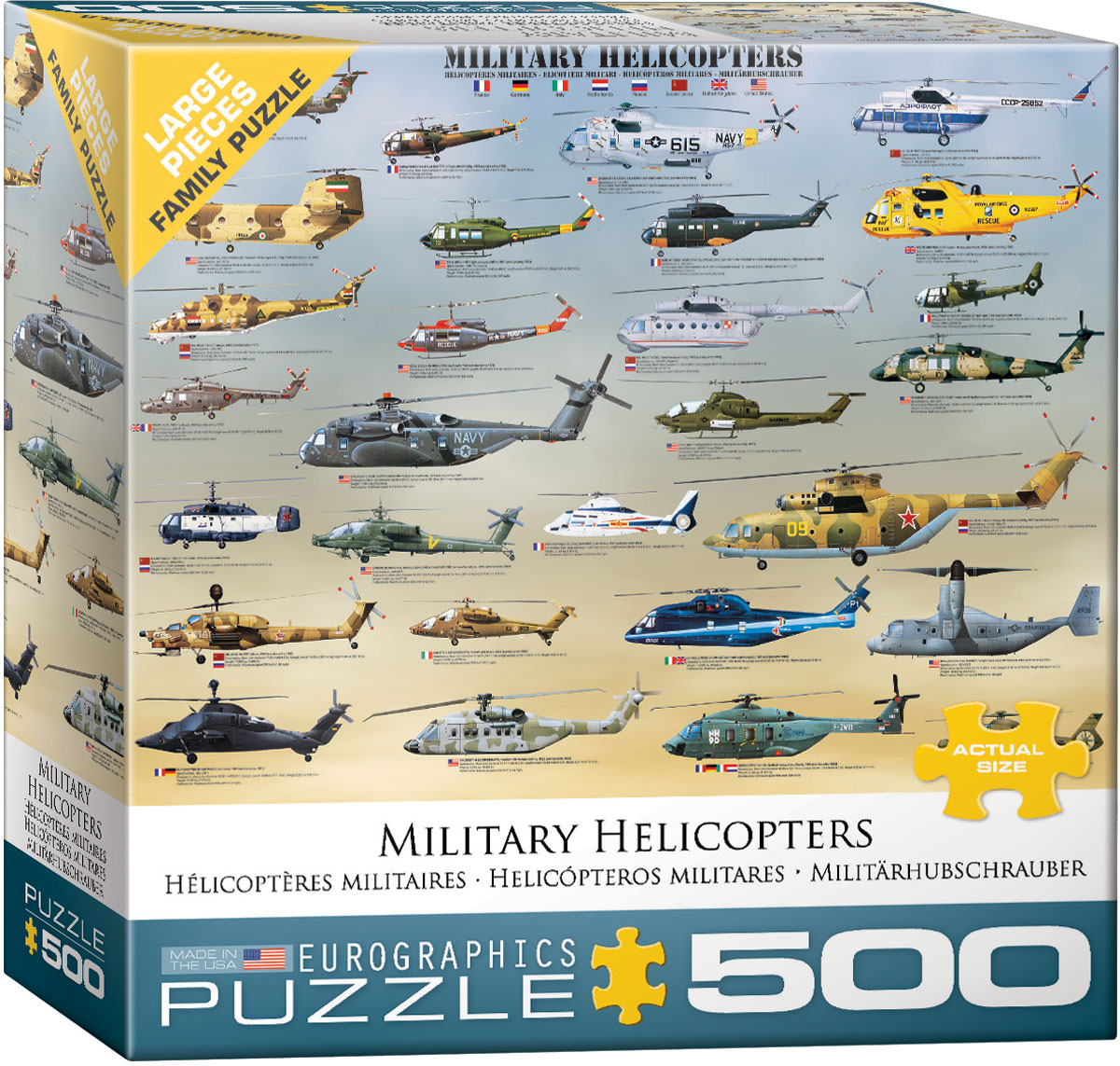 Military Helicopters , Jigsaw Puzzle at Eurographics