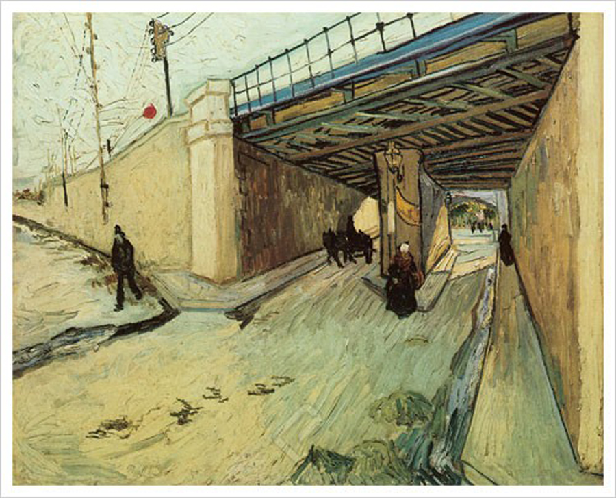 The Railroad Bridge, Canvas by Vincent Van Gogh
