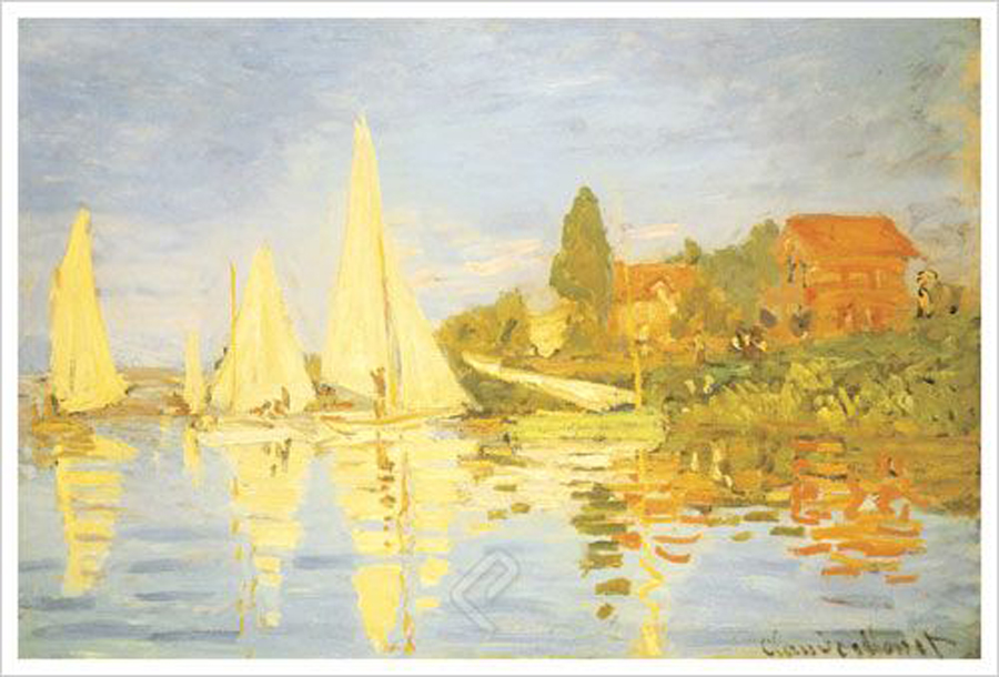 Regatta At Argenteuil Giclee Print by Monet at Eurographics