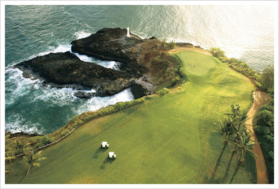 Golf Course, Hawaii Coast, Giclee Photo Paper at Eurographics