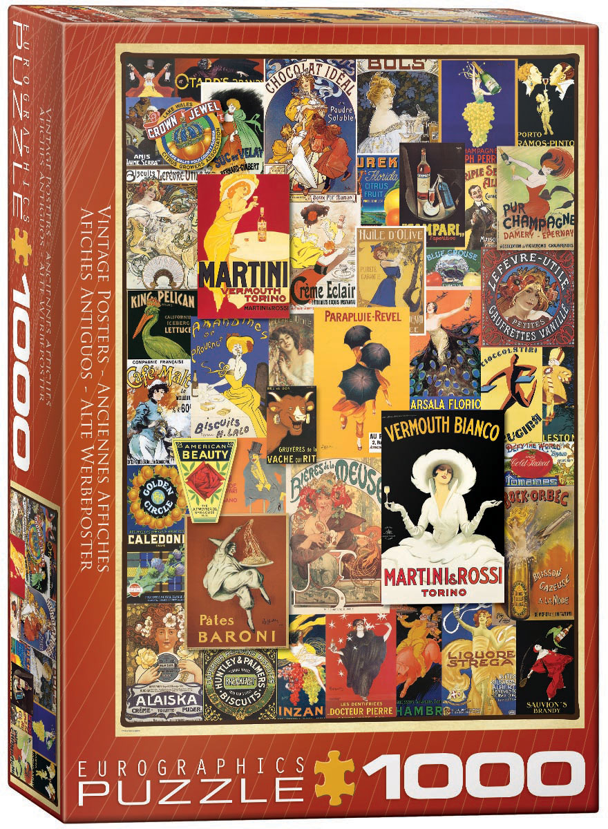 Vintage Ads - Variety Jigsaw Puzzles at Eurographics