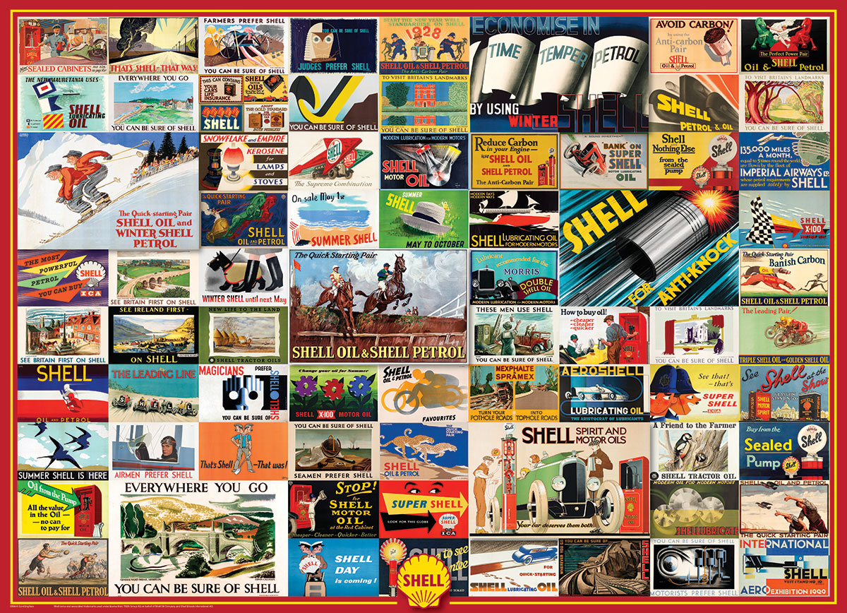 Shell Advertising Collection, Posters at Eurographics