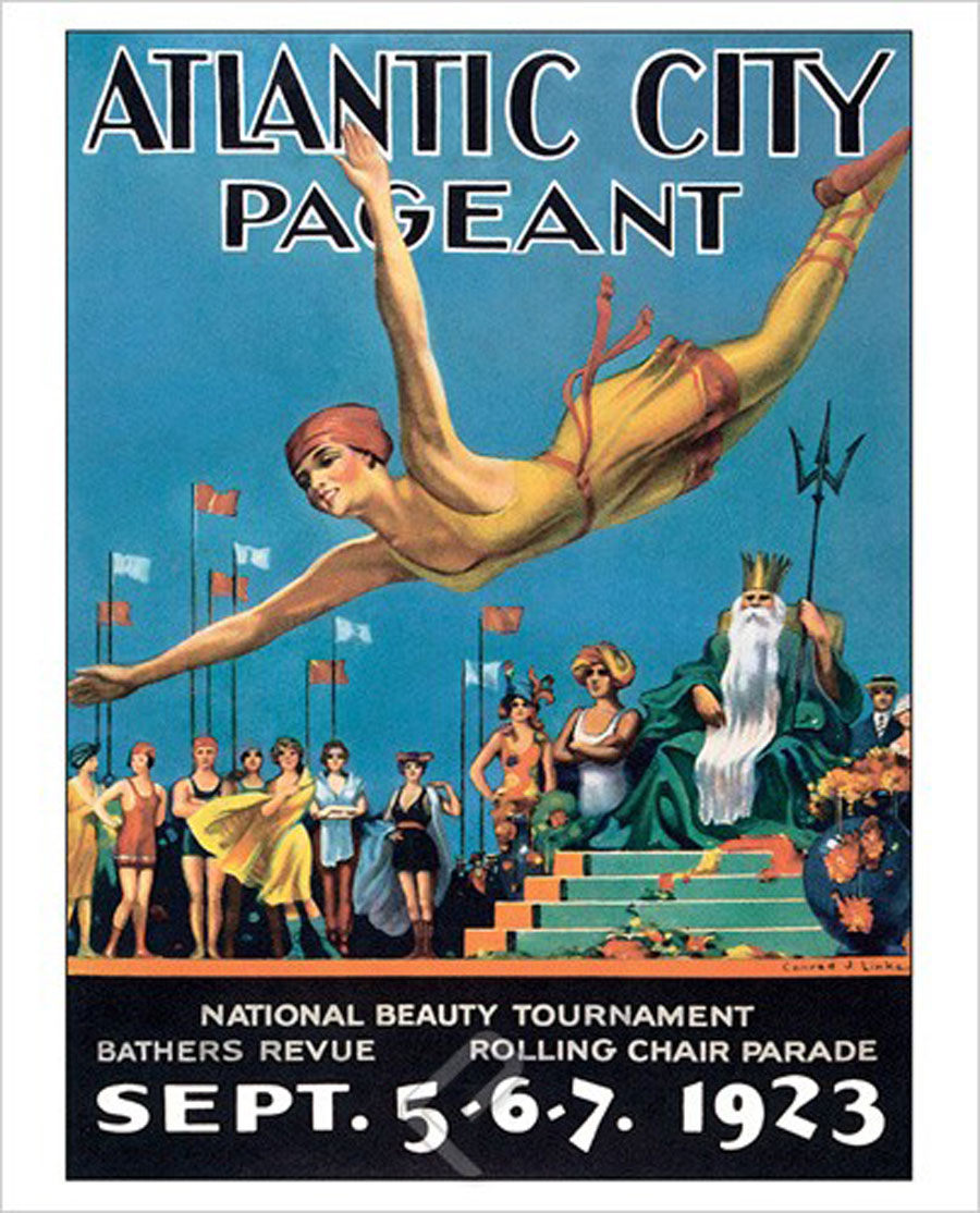 Atlantic City Pageant Giclee by Conrad J. Linke at Eurographics