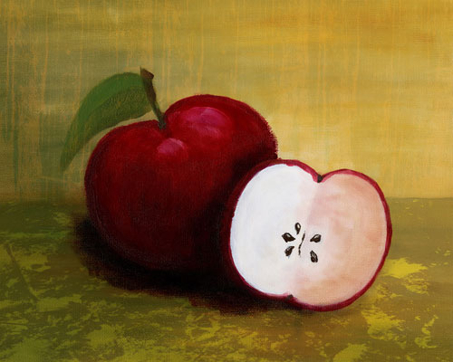 Country Apples, Canvas by Petra Kirsch