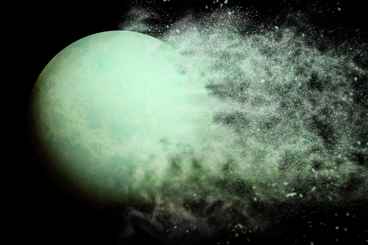 Uranus Exploding at Eurographics