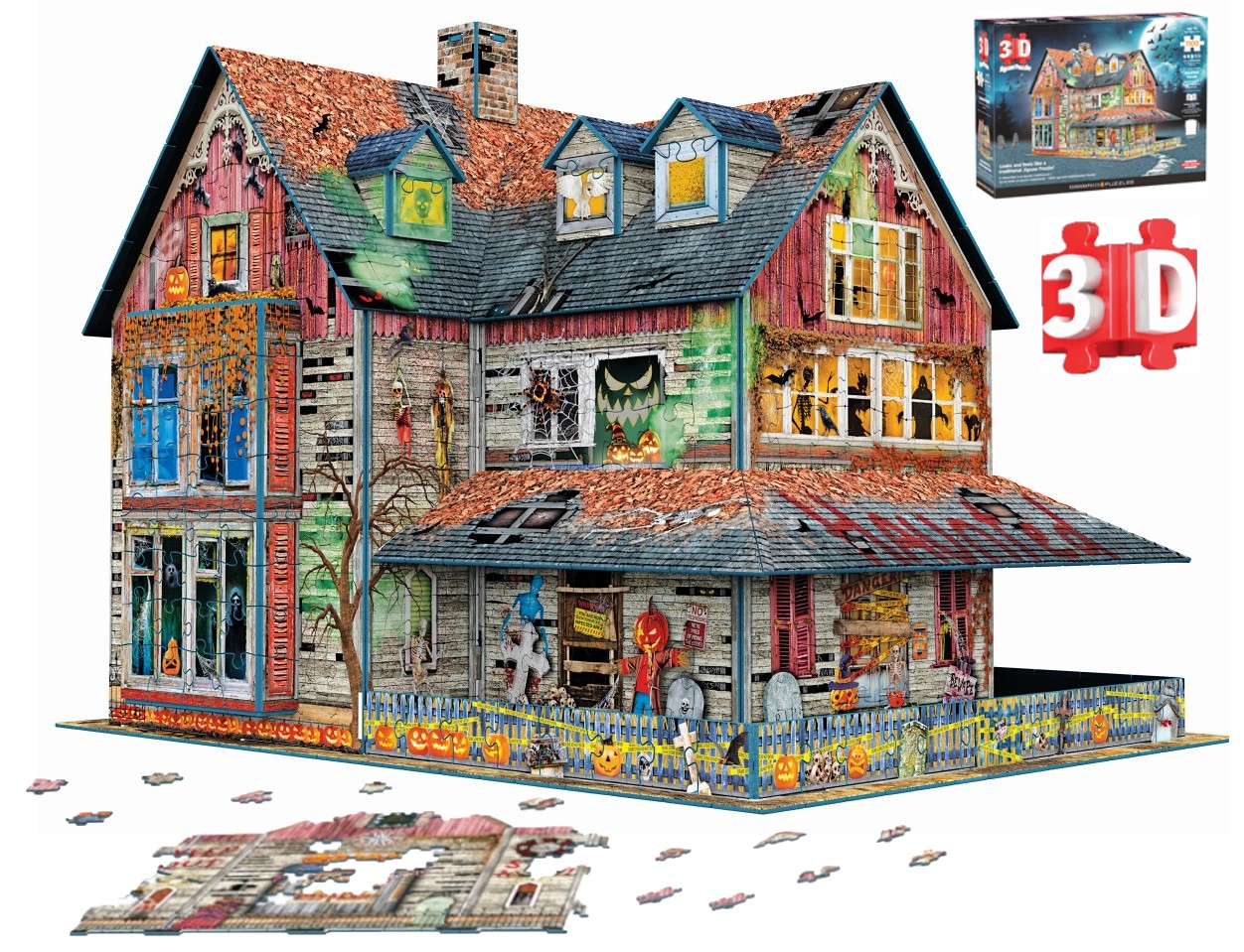 Maison hantée 3D Puzzle chez Eurographics