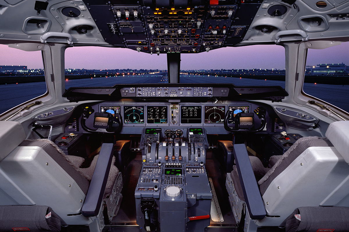 DC-10 Mcdonnell Douglas Cockpit at Eurographics