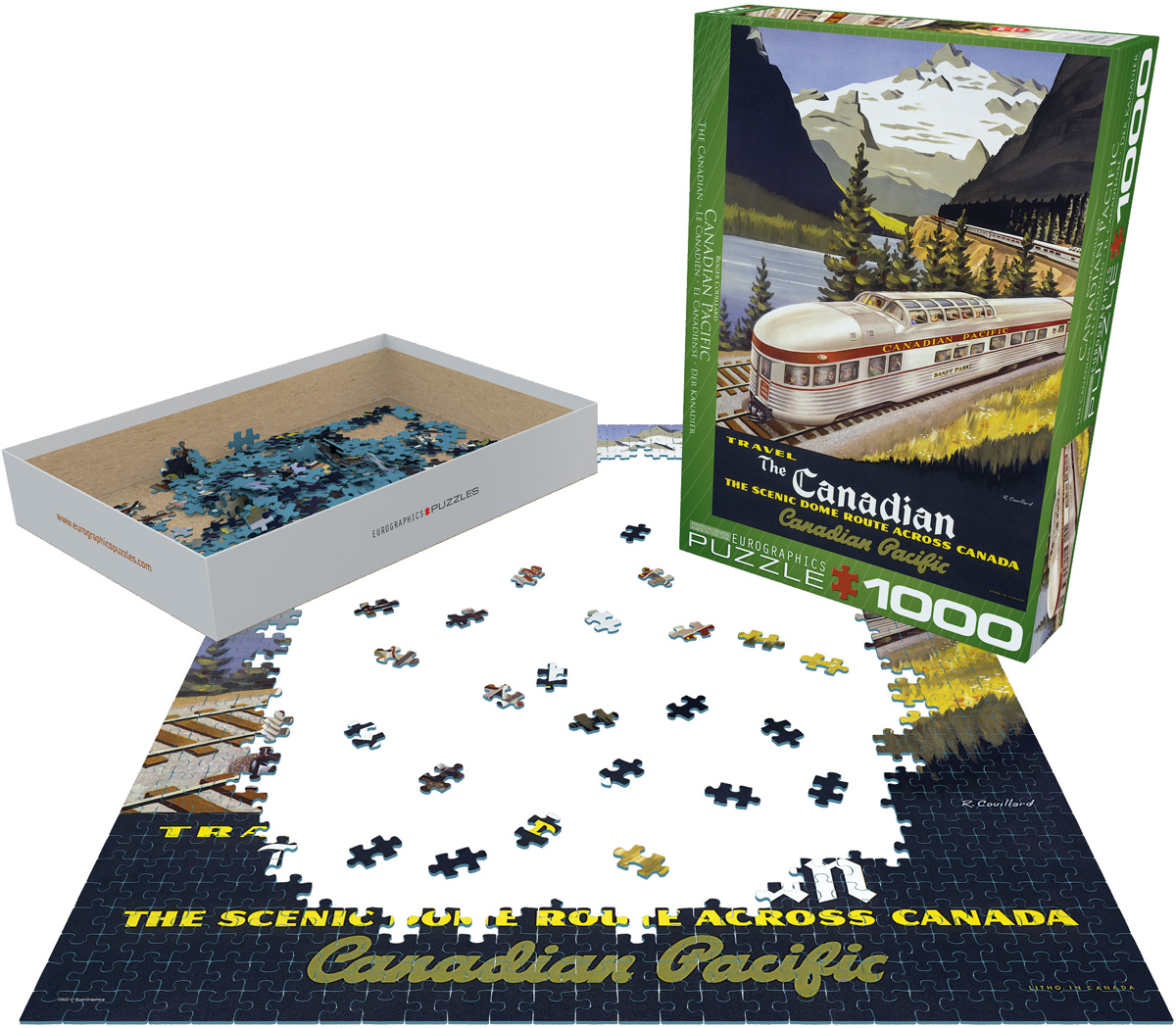 Canadian Pacific, The Scenic Dome Route, 1955, Jigsaw Puzzle at ...