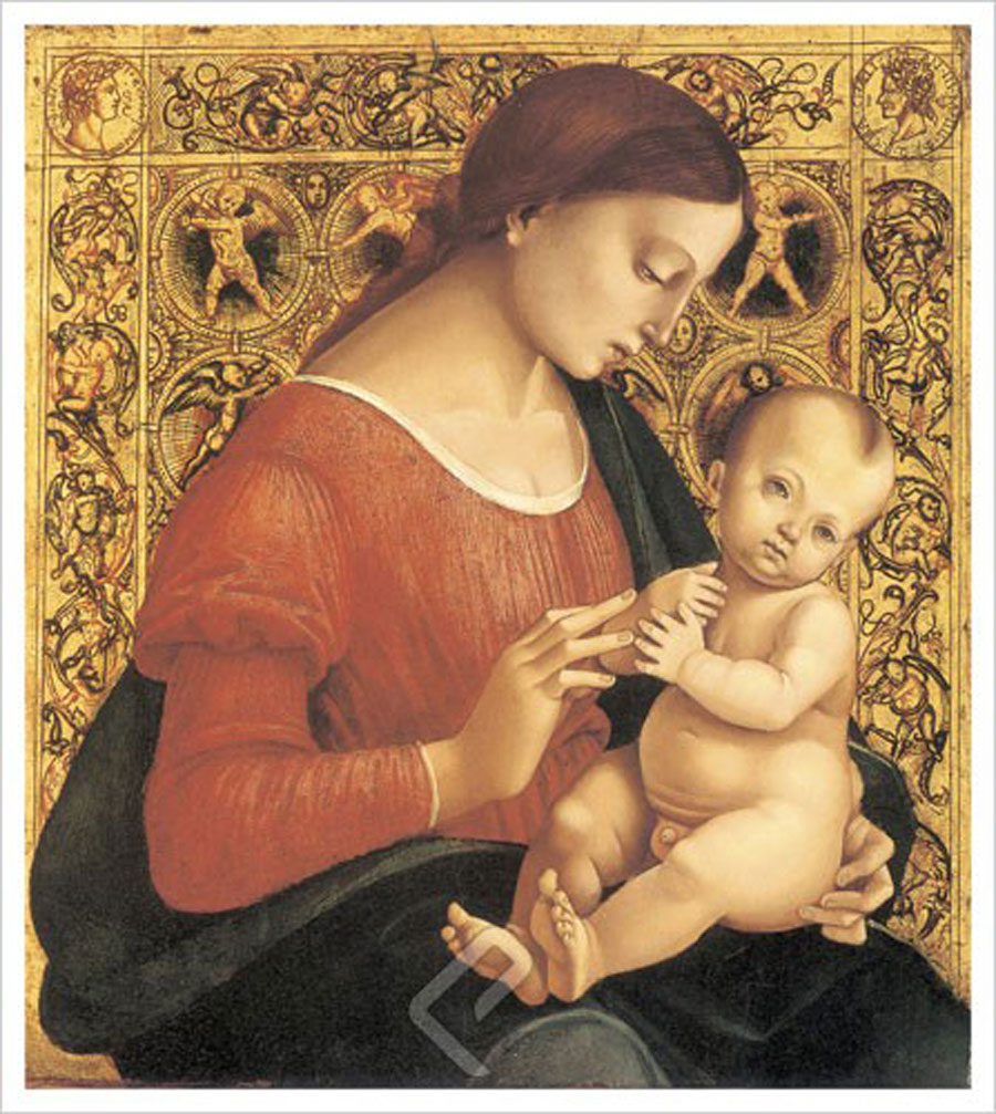 Madonna And Child, Canvas by Luca Signorelli
