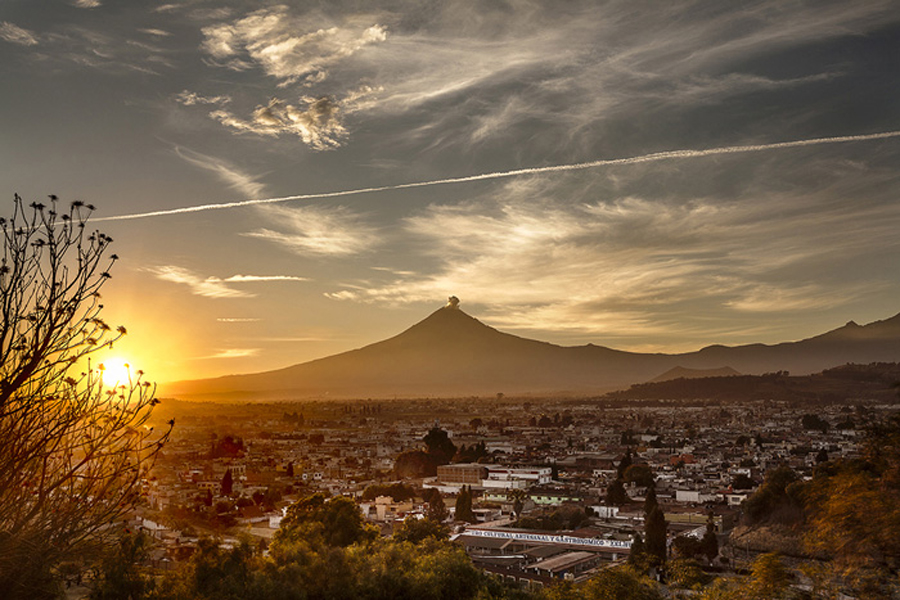 Cholula Sunset ,landscape,scenic,mountains,photographerlandscapes ...