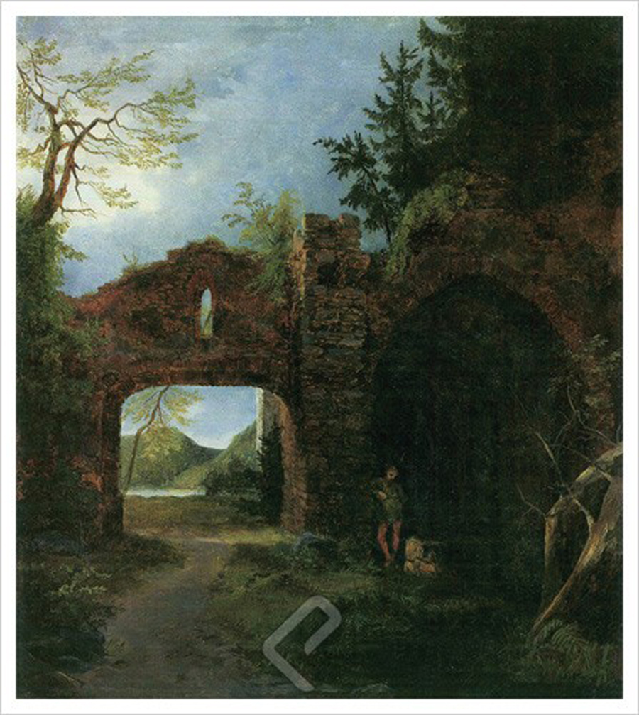 Landscape with Ruins, Canvas by Carl Blechen at Eurographics