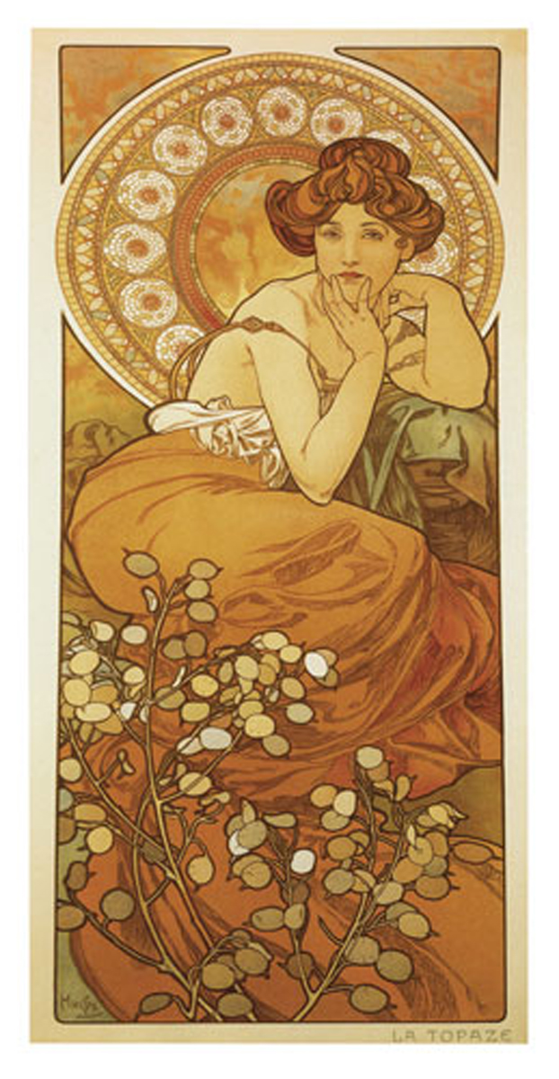 The Precious Stones - Topaz, Giclee Print on Artist Matte Paper by ...
