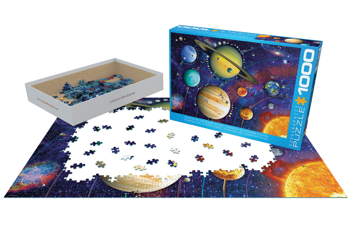 Planets of the Solar System, Jigsaw Puzzle at Eurographics