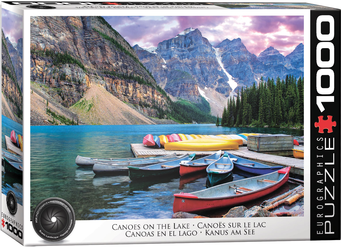 Lake Louise-Canoes on the Lake Puzzle at Eurographics