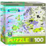 Illustrated Map of Europe, Jigsaw Puzzle at Eurographics