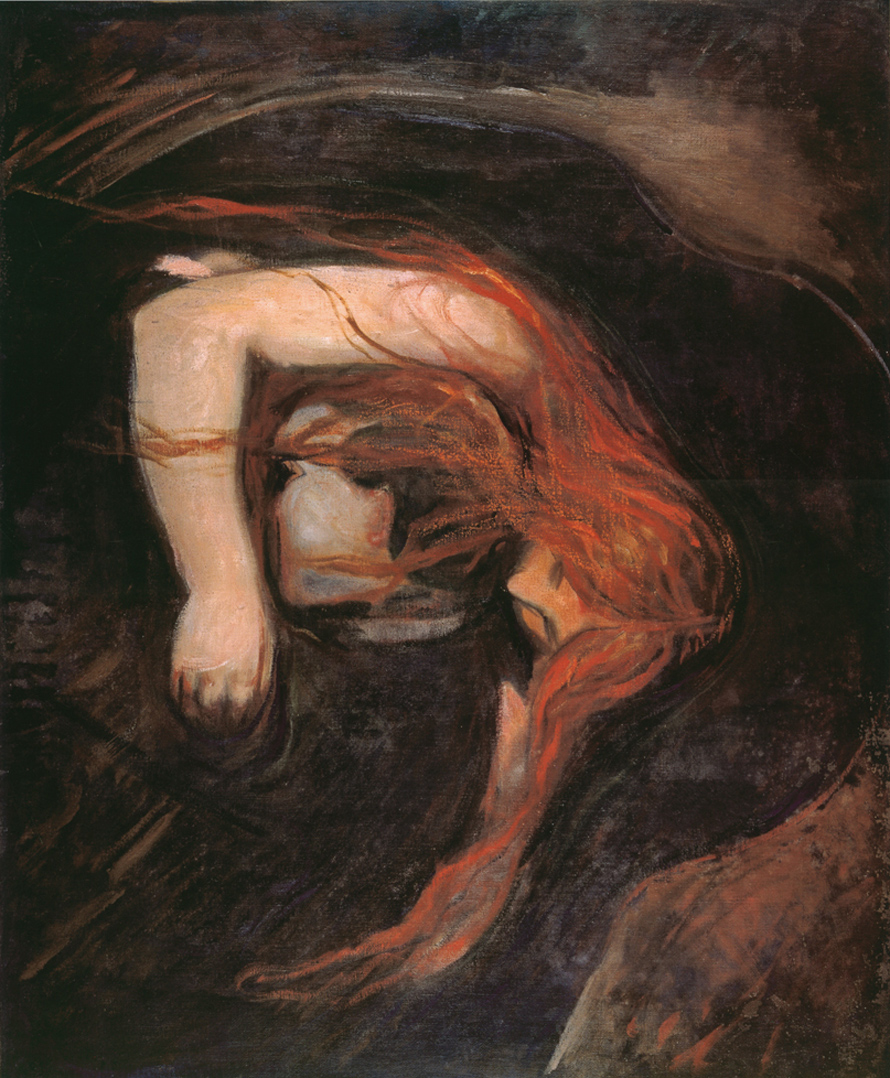 The Vampire (1893-94), Art Print by Edvard Munch at Eurographics