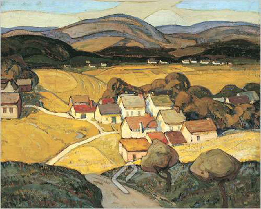 The Village, Art Print by H. Mabel May at Eurographics