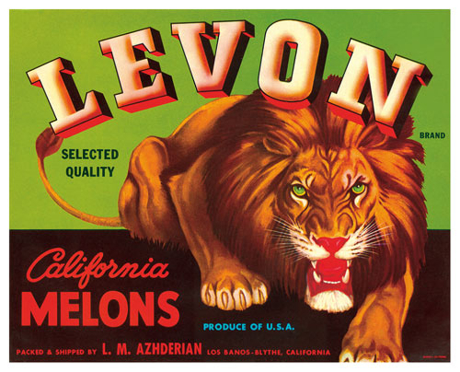 Levon Brand California Melons, Canvas