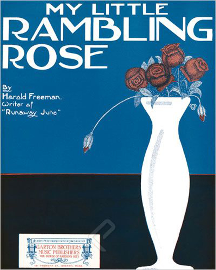 My Little Rambling Rose By Harold Freeman, Canvas