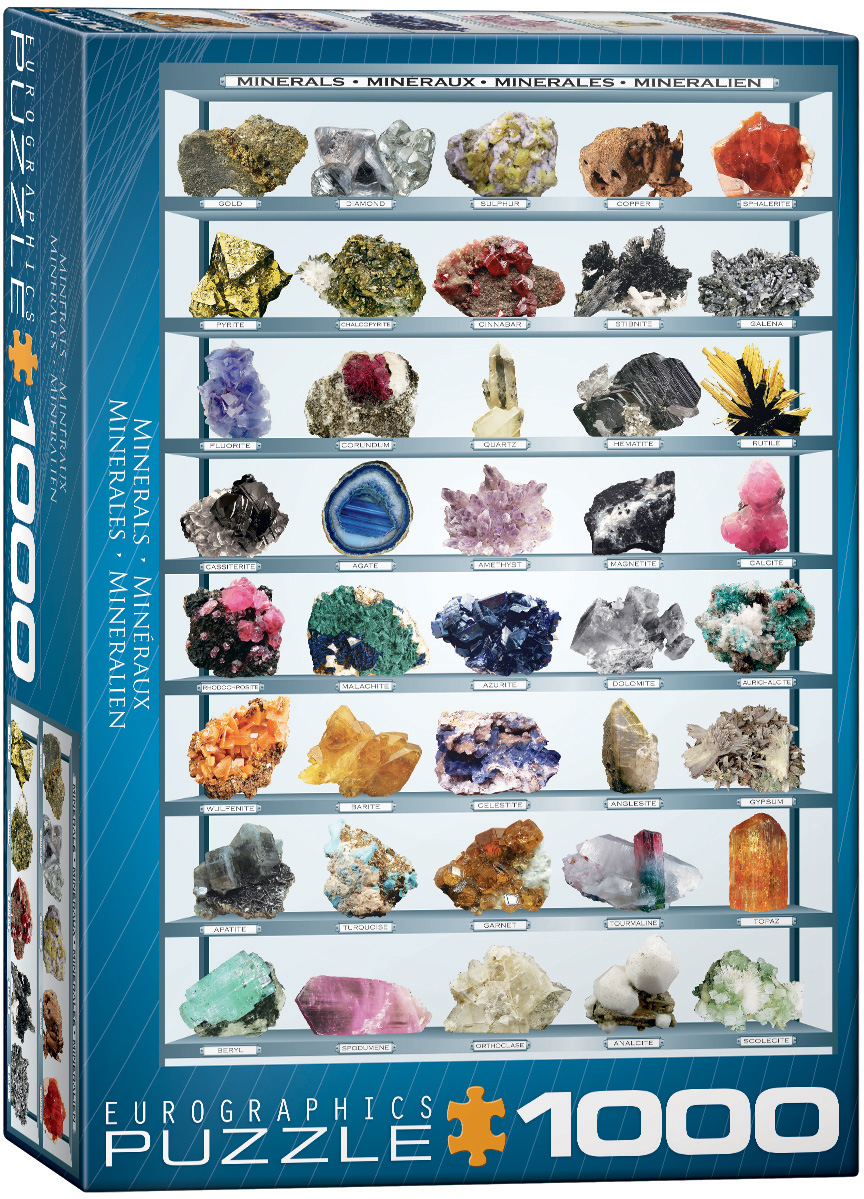 Minerals of the World, Jigsaw Puzzle at Eurographics