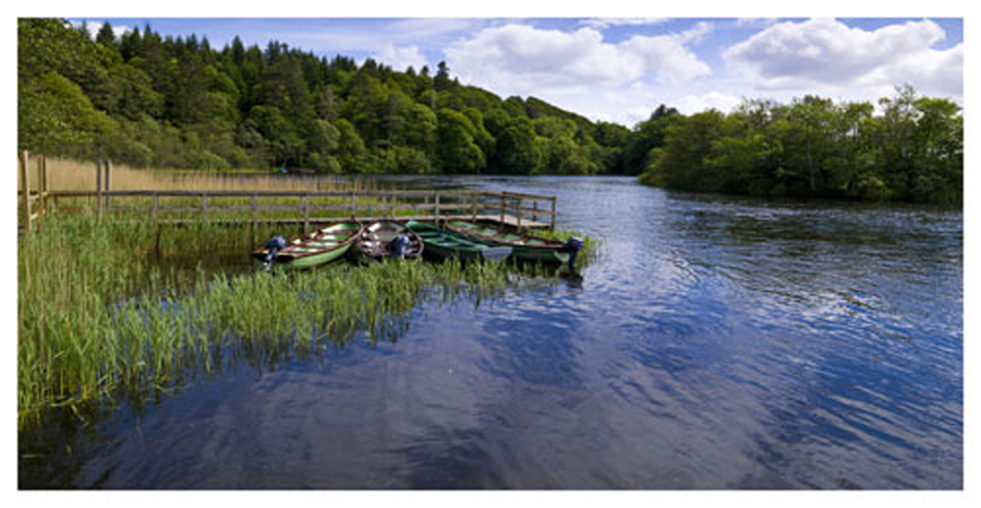 Ashford Castle Docks, Ireland, Giclee Print on Canvas by Richard ...
