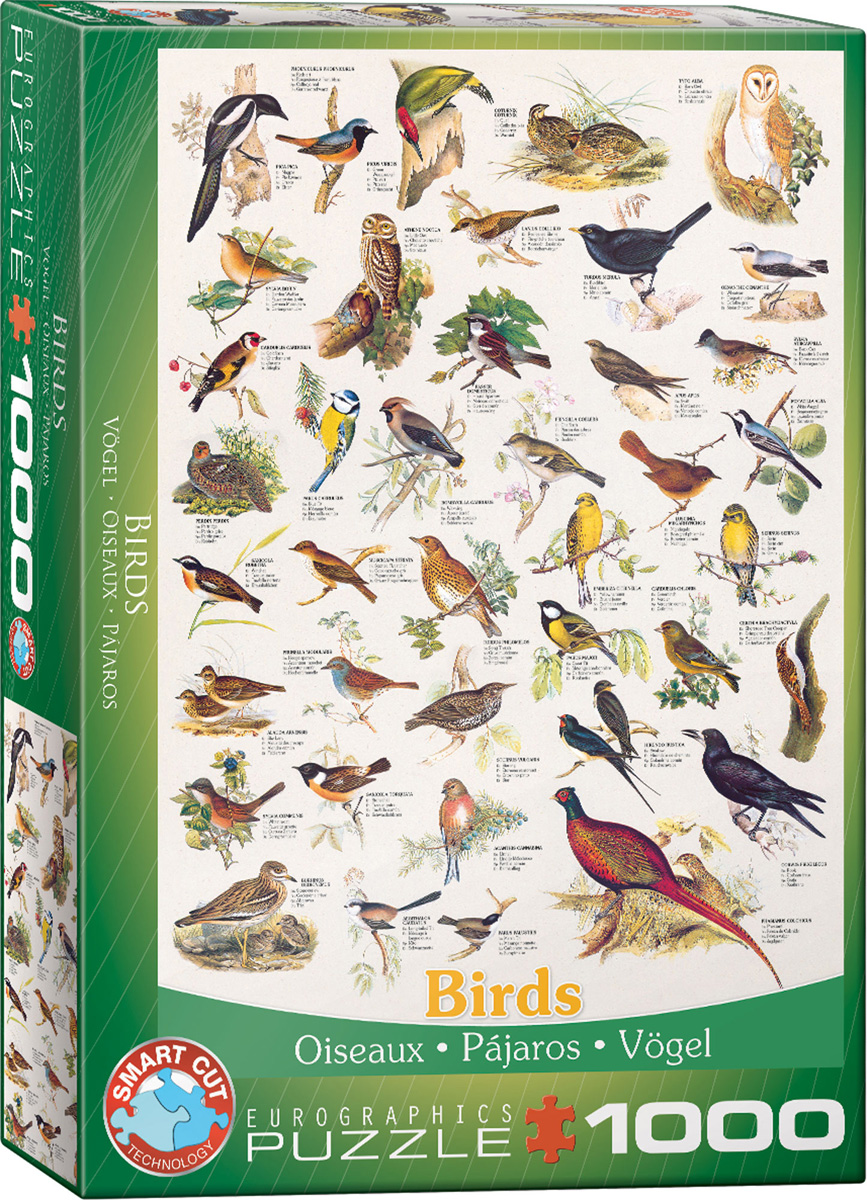 Birds of Fields and Gardens, Jigsaw Puzzle at Eurographics