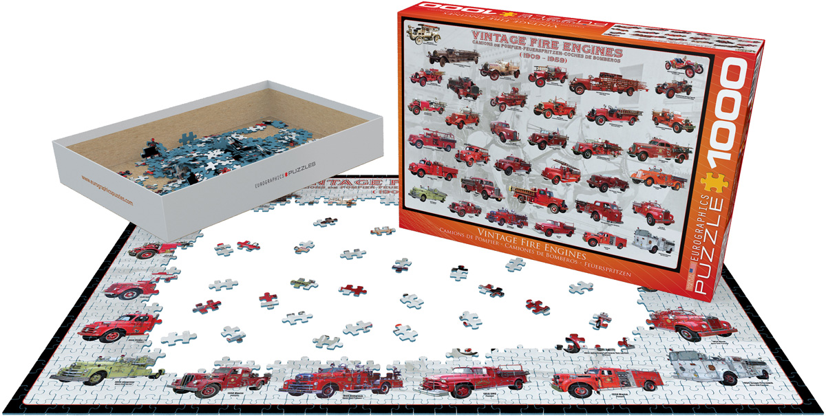 Vintage Fire Engines, Jigsaw Puzzle at Eurographics