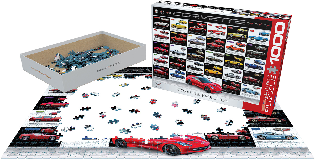 Corvette Evolution Jigsaw Puzzles at Eurographics