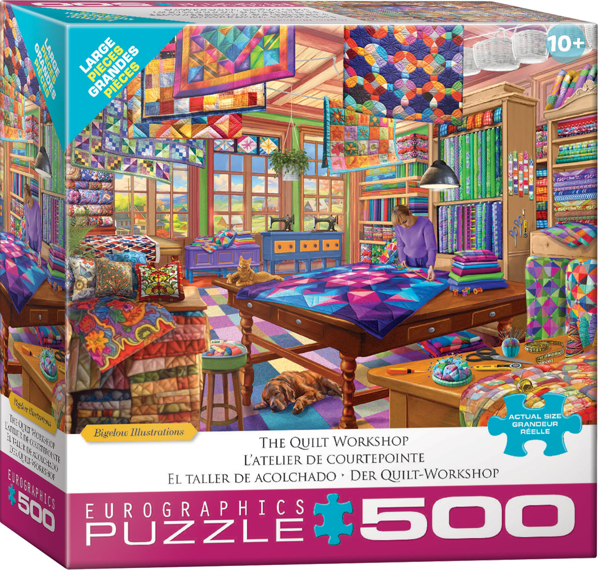 The Quilt Workshop, Jigsaw Puzzle at Eurographics