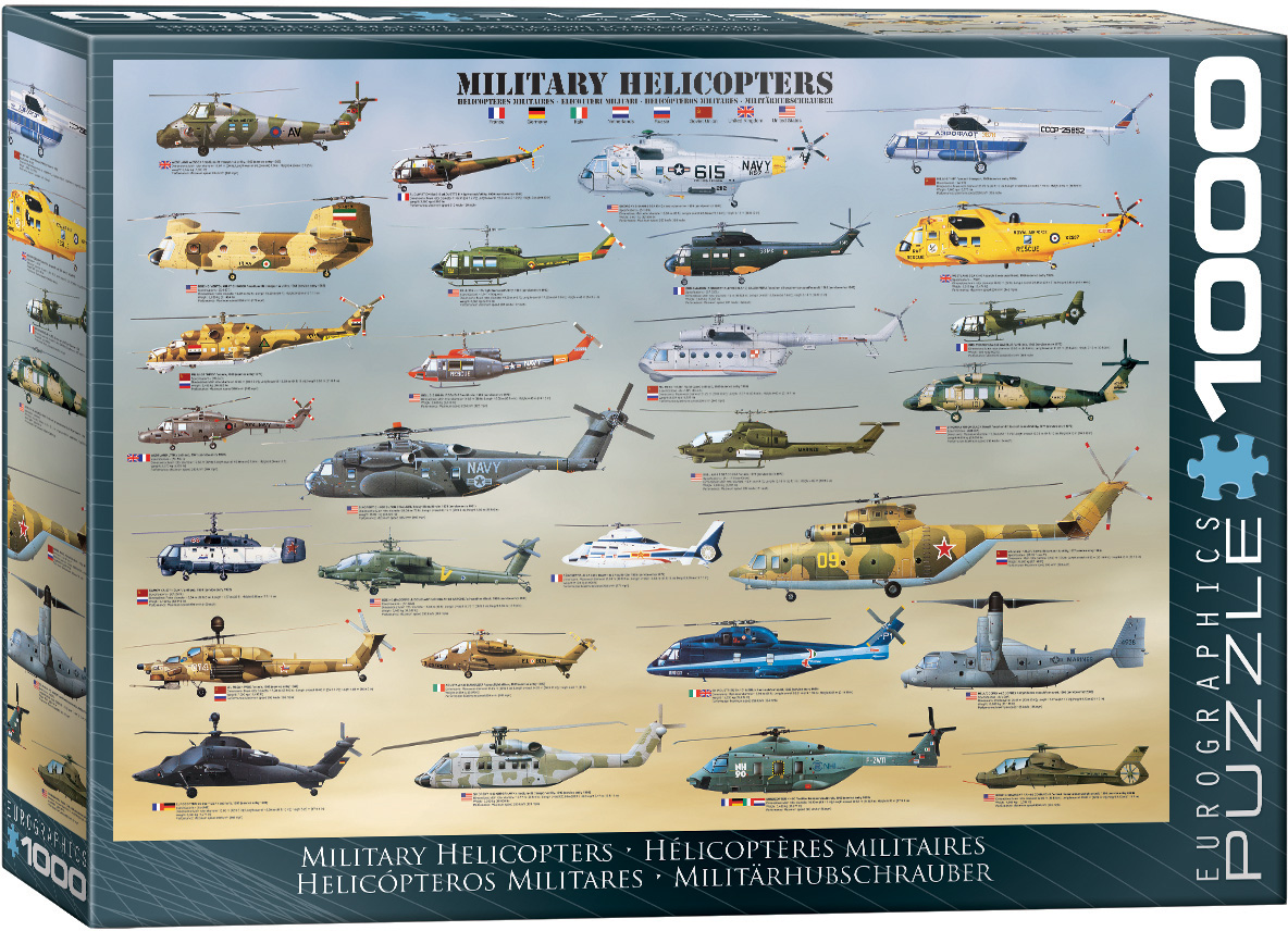 Military Helicopters, Jigsaw Puzzle at Eurographics