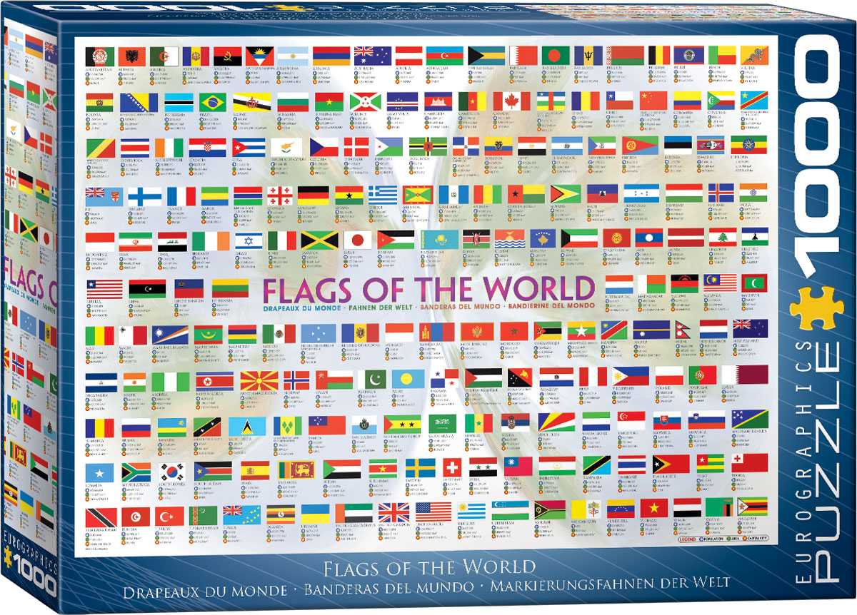Flags of the World 2008, Jigsaw Puzzle at Eurographics