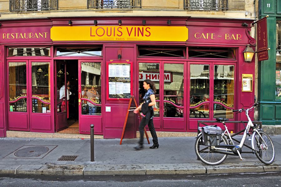 Restaurant Louis Vins on Boulevard Saint-Germain at Eurographics