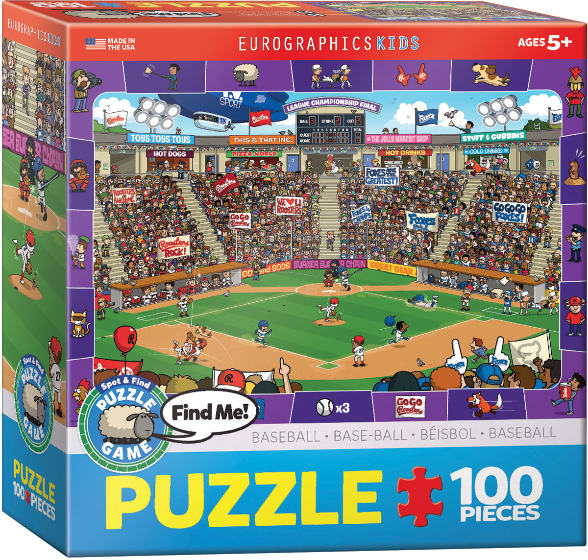 Spot & Find - Baseball, Jigsaw Puzzle at Eurographics