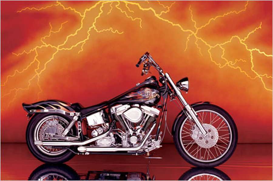 Motorcylce Custom, 1997, Canvas at Eurographics