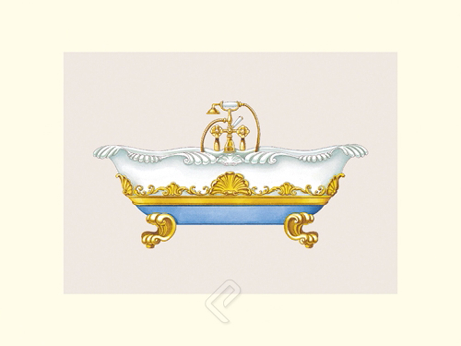 Bath Tub, Affiche d'Art par Laura Rigo chez eurographics